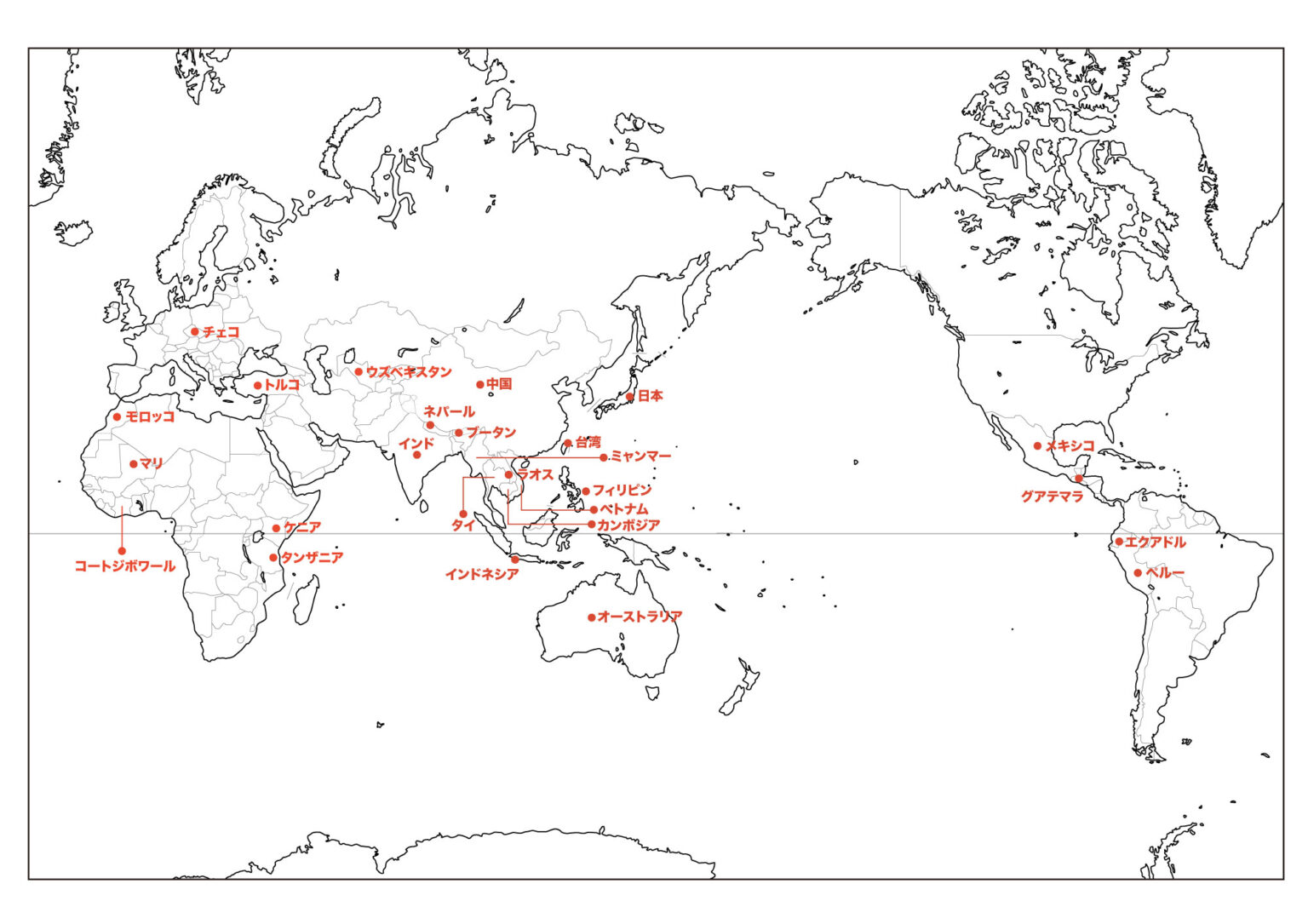 kibi-ru MAP 時間も国境も越える、テキスタイルの旅 | kibi-ru ACTION